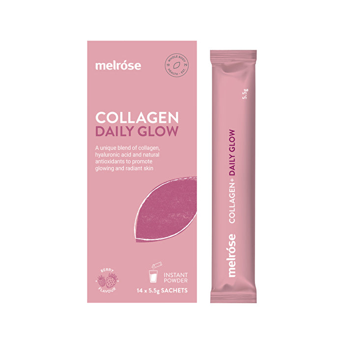 Melrose Collagen Daily Glow Berry Sachet 5.5g x 14 Pack – Fresh Beauty Co.