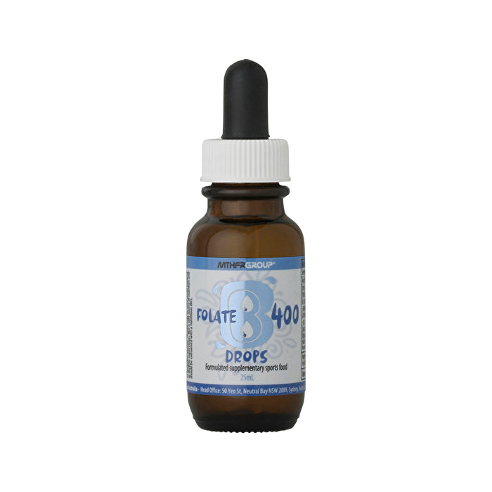 MTHFR Group Folate B 400mcg (Methyl) Drops 25ml – Fresh Beauty Co.