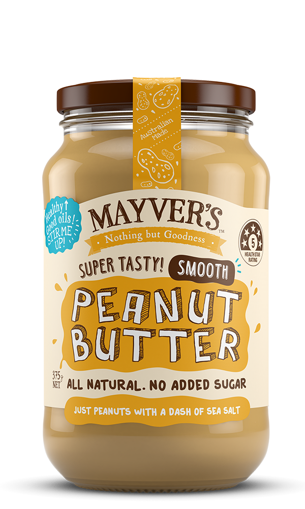 Mayvers Super Natural Smooth Peanut Butter 375g – Fresh Beauty Co.