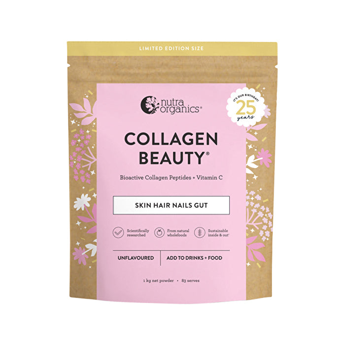 Nutra Organics Collagen Beauty with Bioactive Collagen Peptides ...
