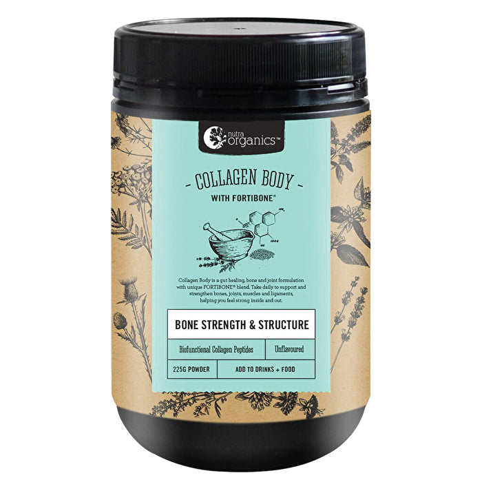 Nutra Organics Collagen Body with Fortibone (Bone Strength & Structure ...