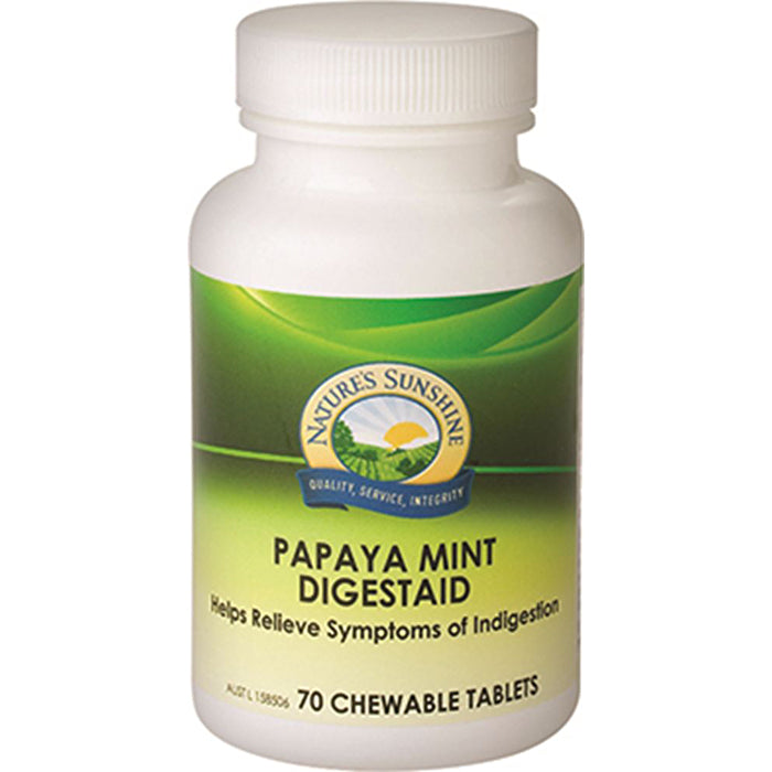 Nature's Sunshine Papaya Mint DigestAid 70t – Fresh Beauty Co.