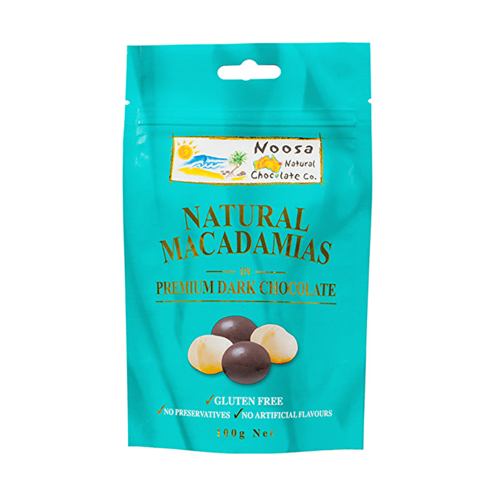 Noosa Natural Choc Co Macadamias in Premium Dark Chocolate 100g – Fresh ...
