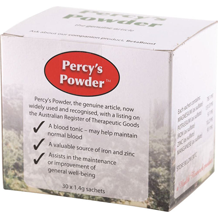 PERCY'S PRODUCTS Percy's Powder Sachets 1.4g x 30 Pack – Fresh Beauty Co.