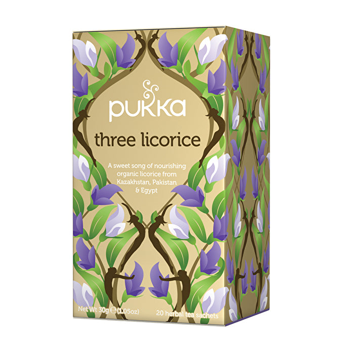 Pukka Organic Three Licorice x 20 Tea Bags – Fresh Beauty Co.