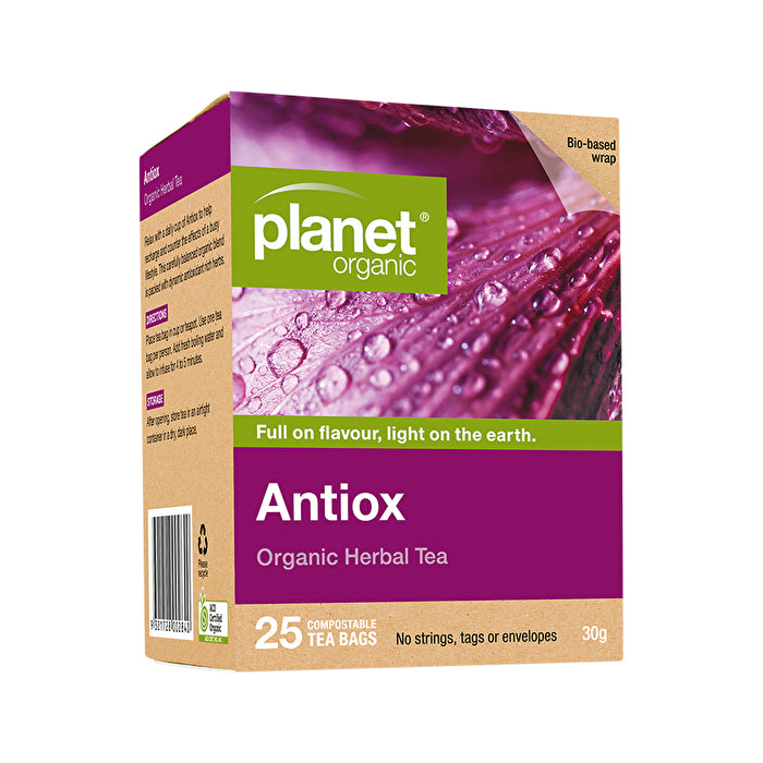 Planet Organic Organic Herbal Tea Antiox x 25 Tea Bags – Fresh Beauty Co.