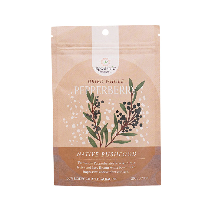 Roogenic Australia Native Bushfood Dried Whole Pepperberry 20g – Fresh ...
