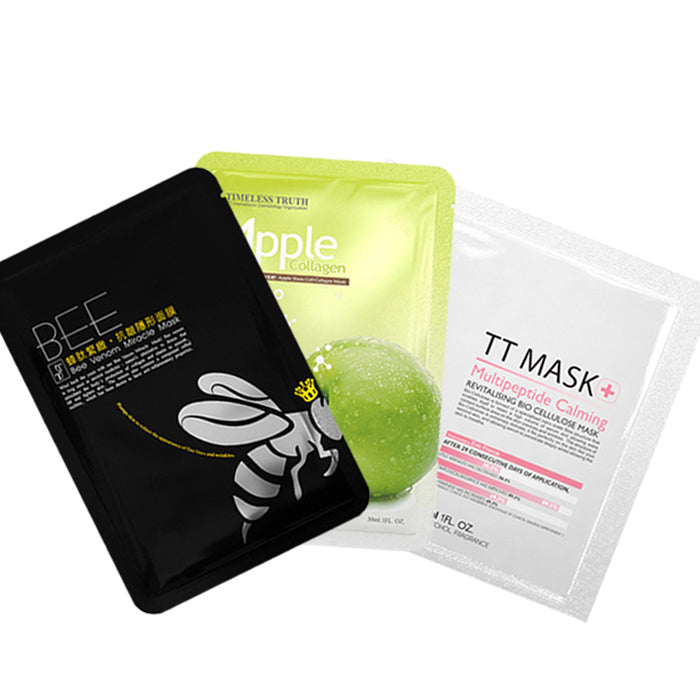 Timeless Truth Multi Miracle Glow Facial Mask Set (3 X Luxury Facial ...