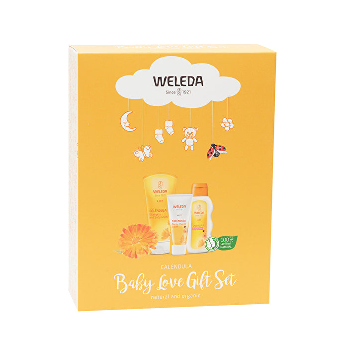 Weleda Baby Love Gift Set Calendula (3 x Full Size) – Fresh Beauty Co.