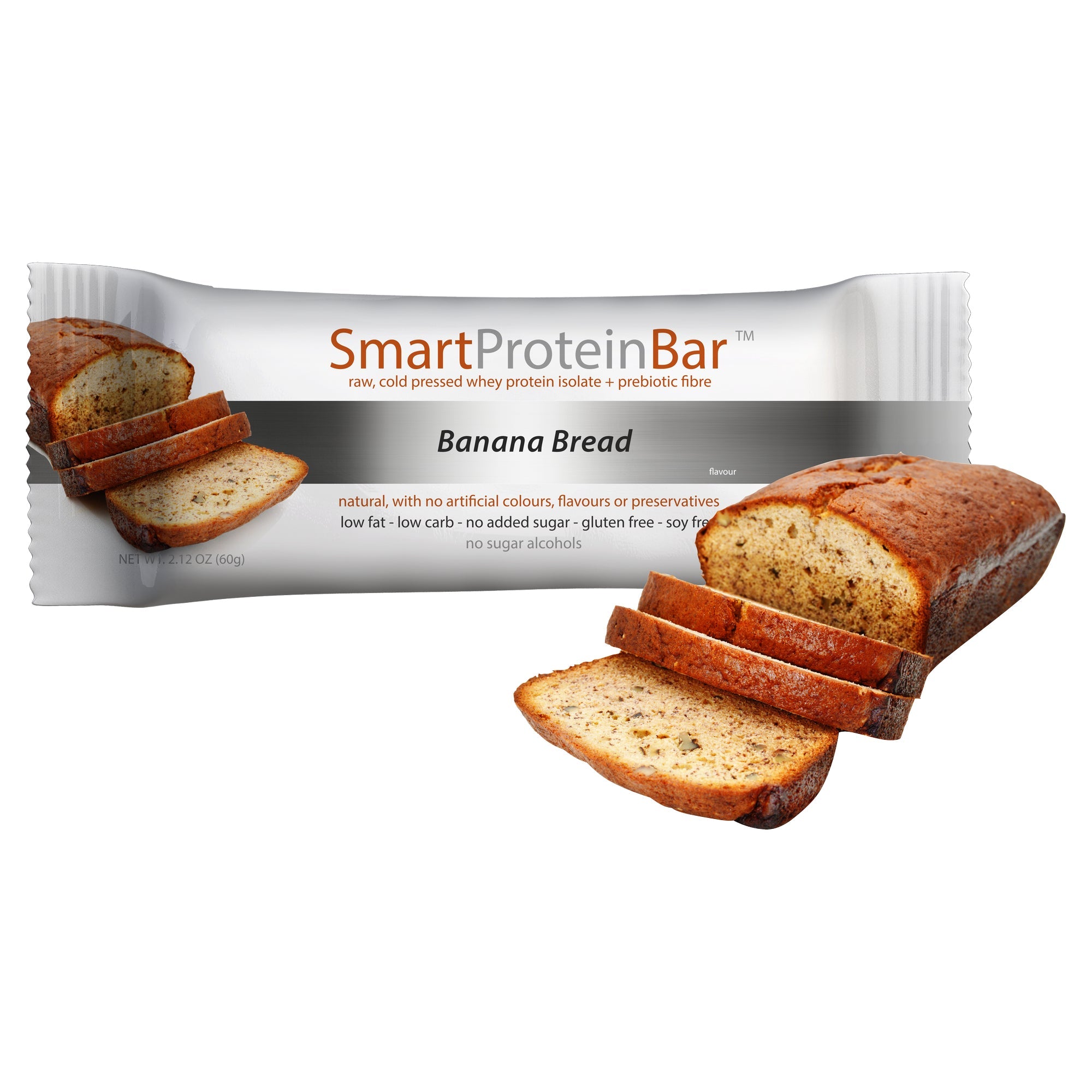 Smart Protein Banana Bread Bar 60g x 12 – Fresh Beauty Co.